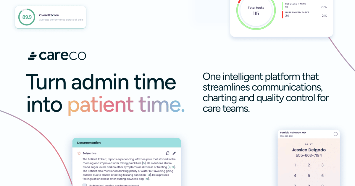 CareCo — Turn Admin Time into Patient Time